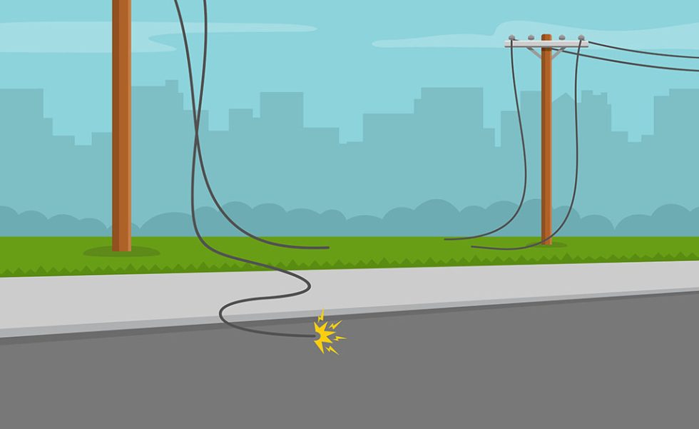 Dealing with Downed Power Lines | GVEC - Delivering More