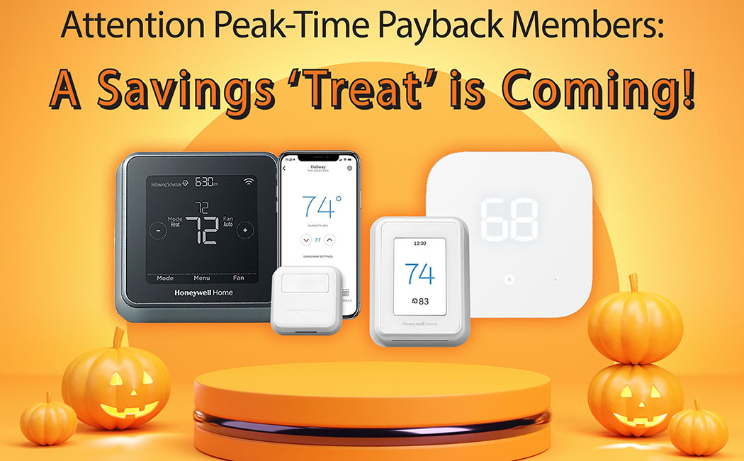 For GVEC's Peak-Time Payback Members, A Savings ‘Treat’ is On the Way!